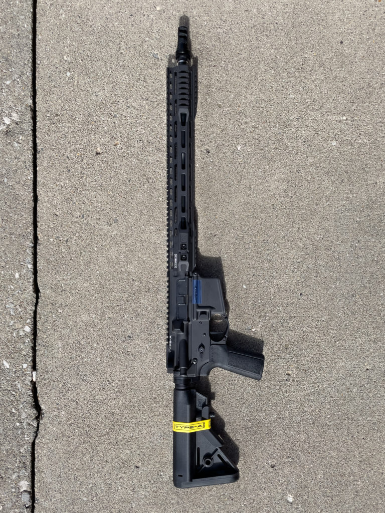 TYPE-A SPR-16 GEN 3 Rifle w/15" Handguard - 5.56NATO - Anodized Black ...