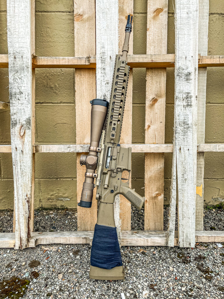 TYPE-A (BG Defense) M110 Clone w/Leupold Mark 5HD 5-25x56 Scope ...